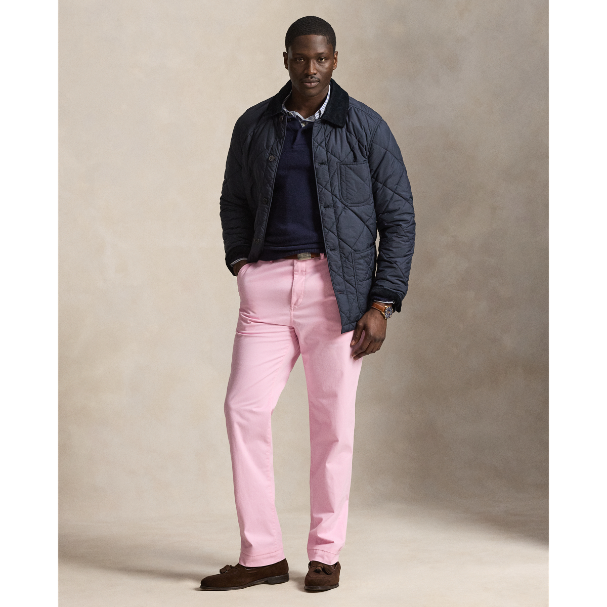 RALPH LAUREN bedford classic fit washed chino pant